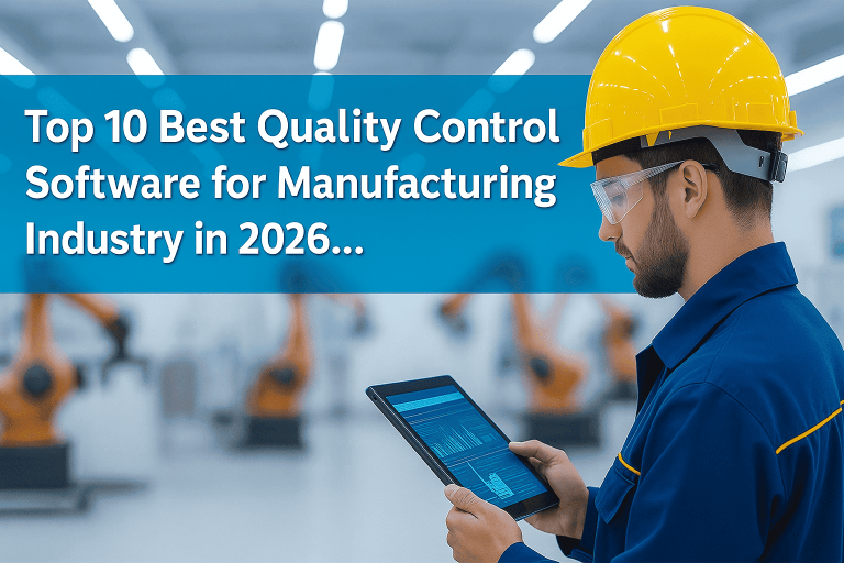 Top 10 Best Quality Control Software for Manufacturing in 2026